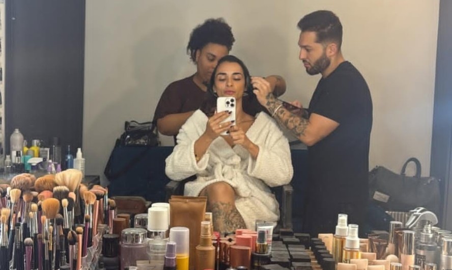 Tainá Castro faz teste de maquiagem e vestido dias antes de casamento ...