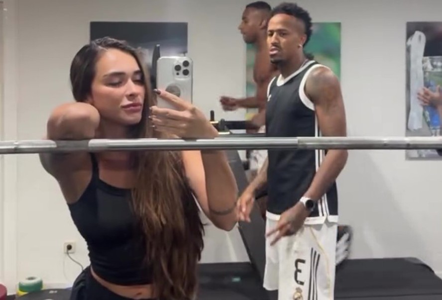 Em cena rara, Tainá Castro mostra treino com Eder Militão; vídeos