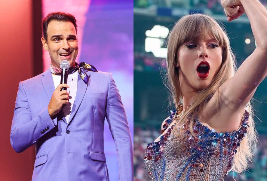 Tadeu Schmidt dá boas-vindas a Taylor Swift e alerta fãs sobre cuidados ...