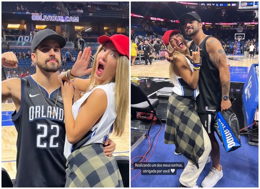 Daia de Paula agradece Caio Castro após realizar sonho nos EUA