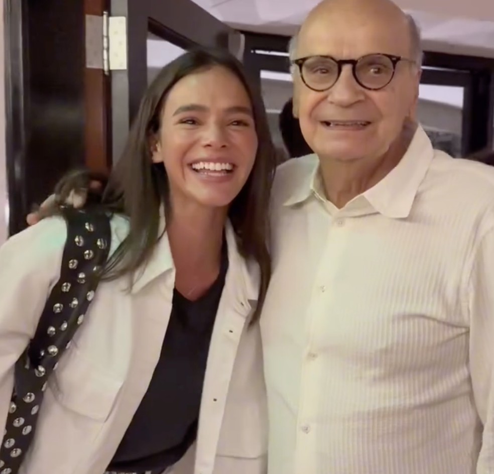 Gente como a gente: Bruna Marquezine se emociona ao conhecer Drauzio ...