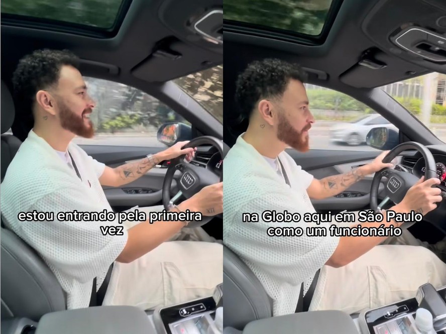 Fred Bruno passa perrengue no 1º dia como funcionário da Globo: 'Início ...