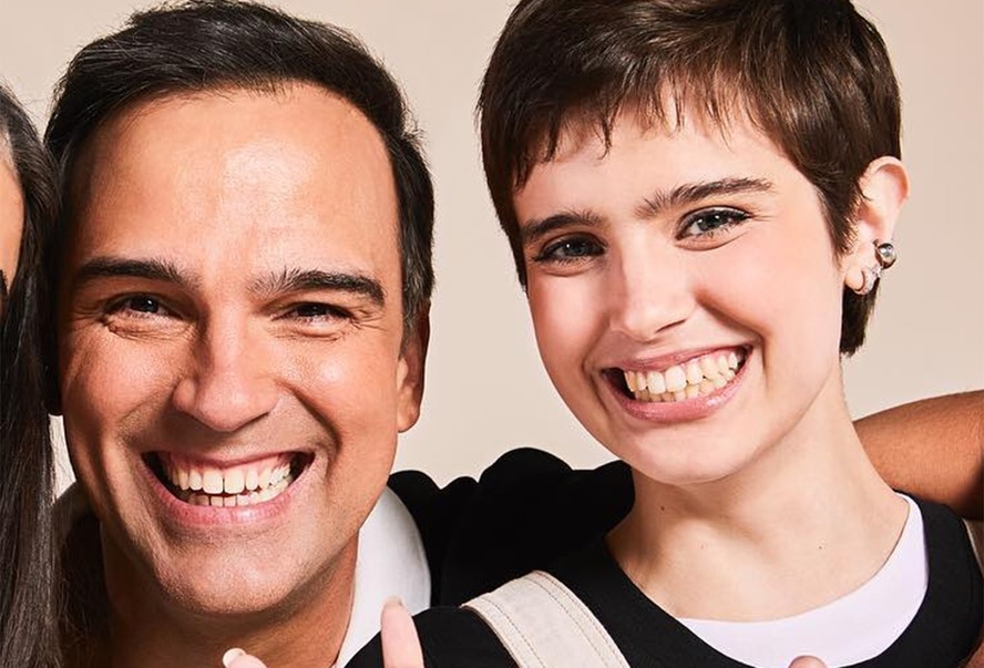 Tadeu Schmidt revela a reação que teve quando a filha se assumiu queer