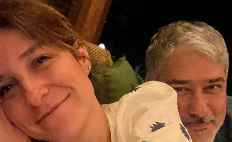 Natasha Dantas se declara a William Bonner: 'Parceiro de todos os momentos'