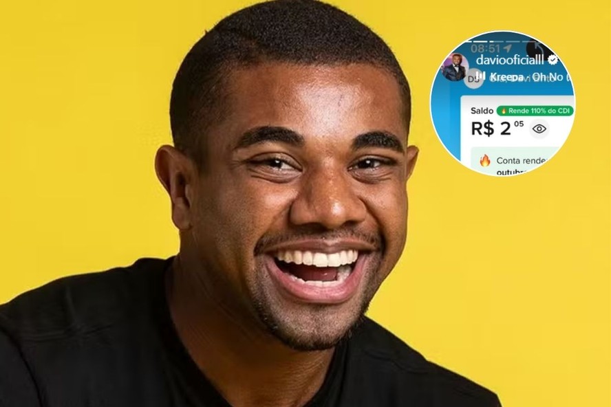 Perdeu tudo? Davi Brito impressiona ao mostrar saldo de sua conta no banco