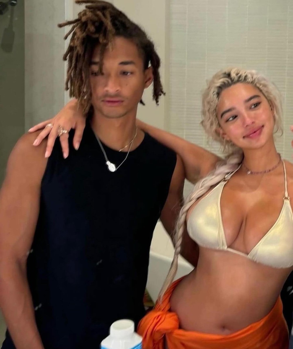 Jaden Smith, filho de Will Smith, posta foto rara com a namorada
