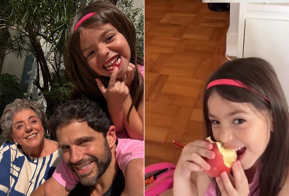 Zoe mostra 'janelinha' e ensina a comer maçã 'banguela' em dia com o ...