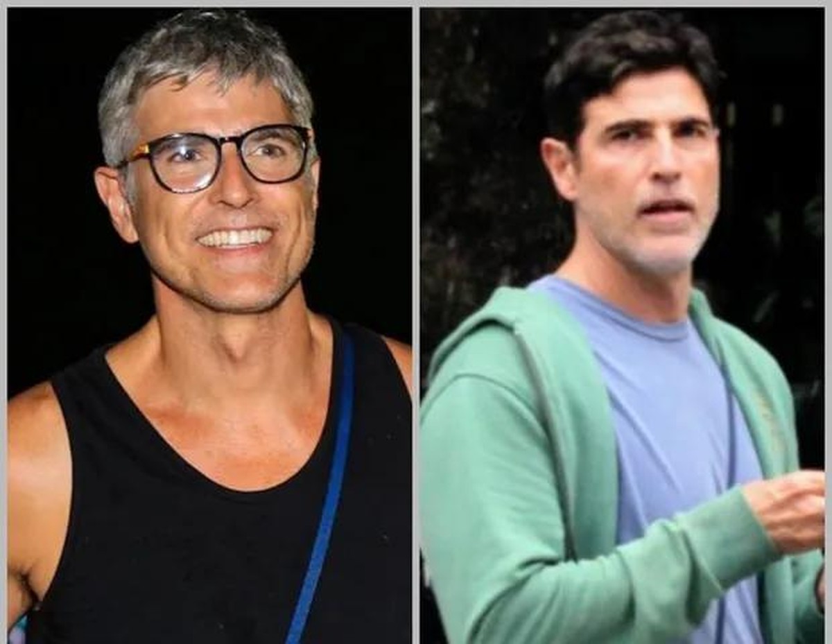 Reynaldo Gianecchini exibe novo visual em passeio pelo Leblon