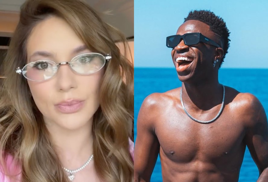 Virginia Fonseca visita estádio do Real Madrid, time de Vini Jr., em meio aos rumores de affair