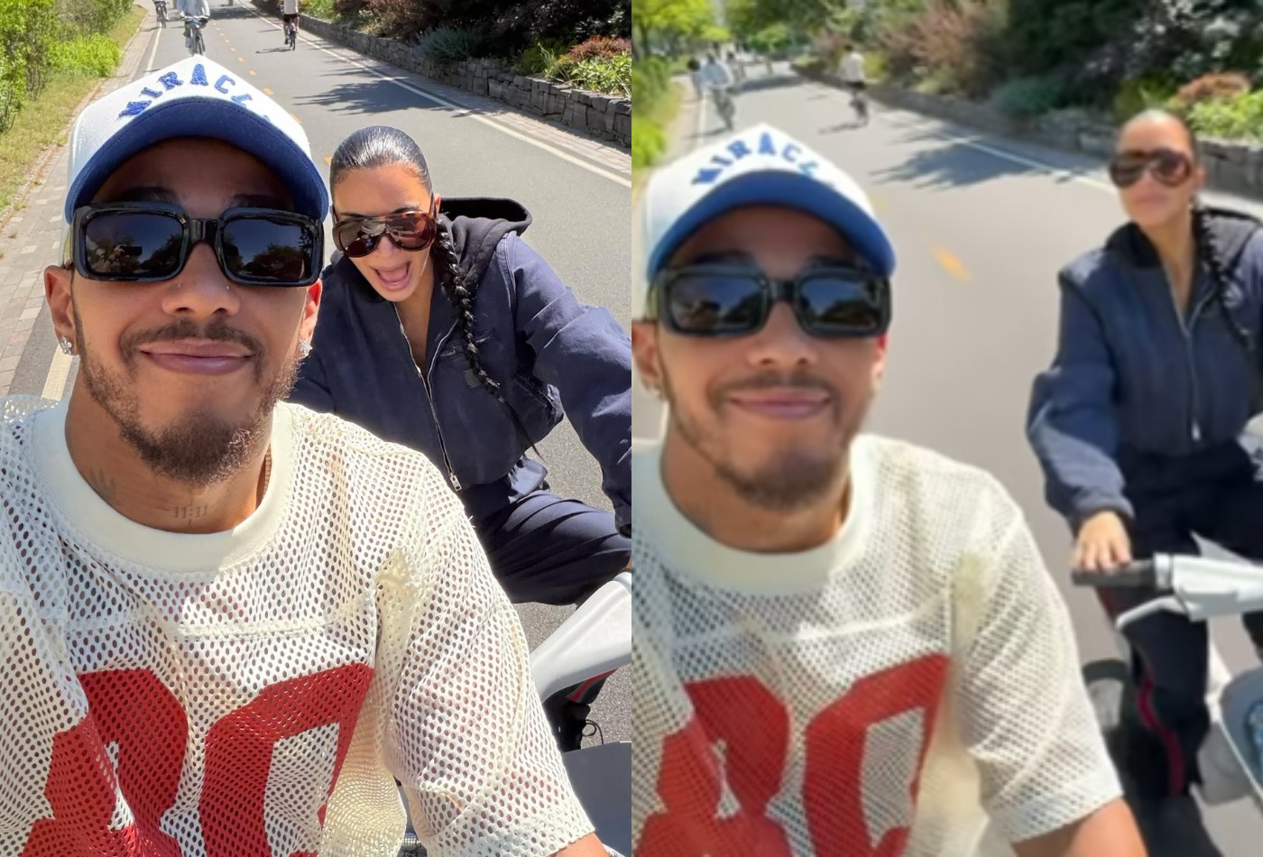Kim Kardashian surge pela primeira vez com Lewis Hamilton em sua rede ...