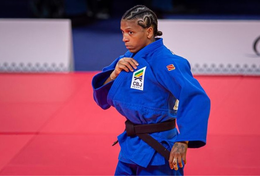 Rafaela Silva recebe apoio nas redes sociais após perder bronze nas Olimpíadas de Paris