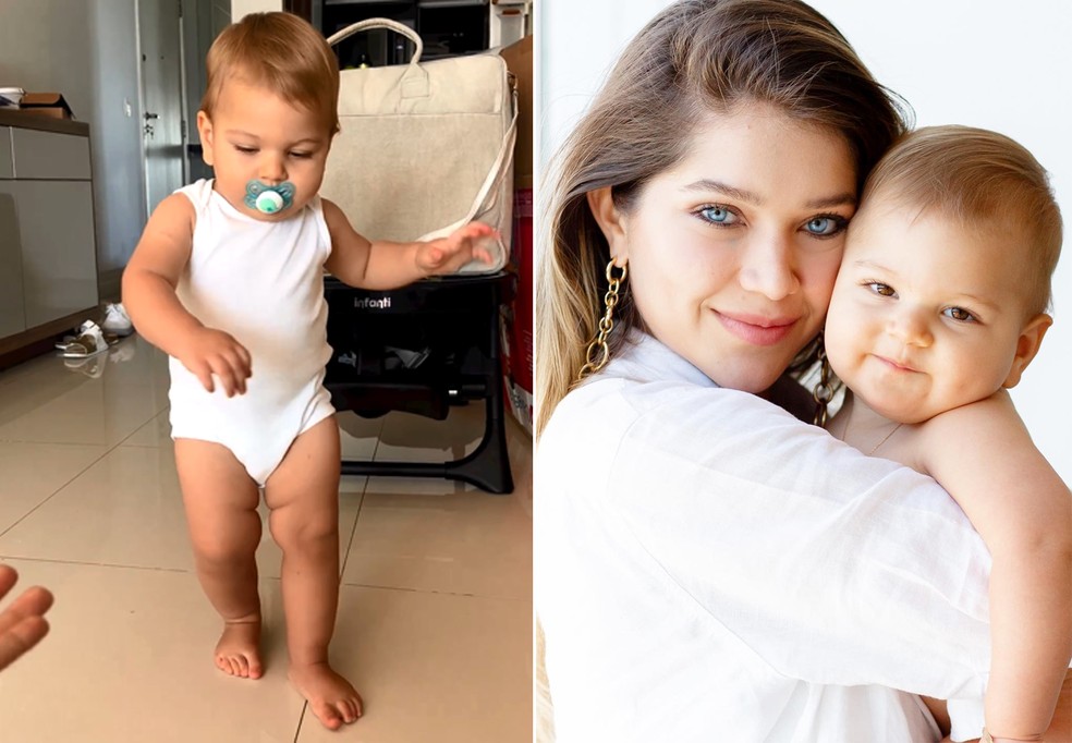 Lyandra Costa, filha do sertanejo Leandro, mostra primeiros passos do ...