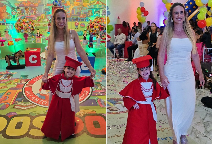 Viúva de Pampa celebra formatura da filha: 'Fomos as únicas que ...