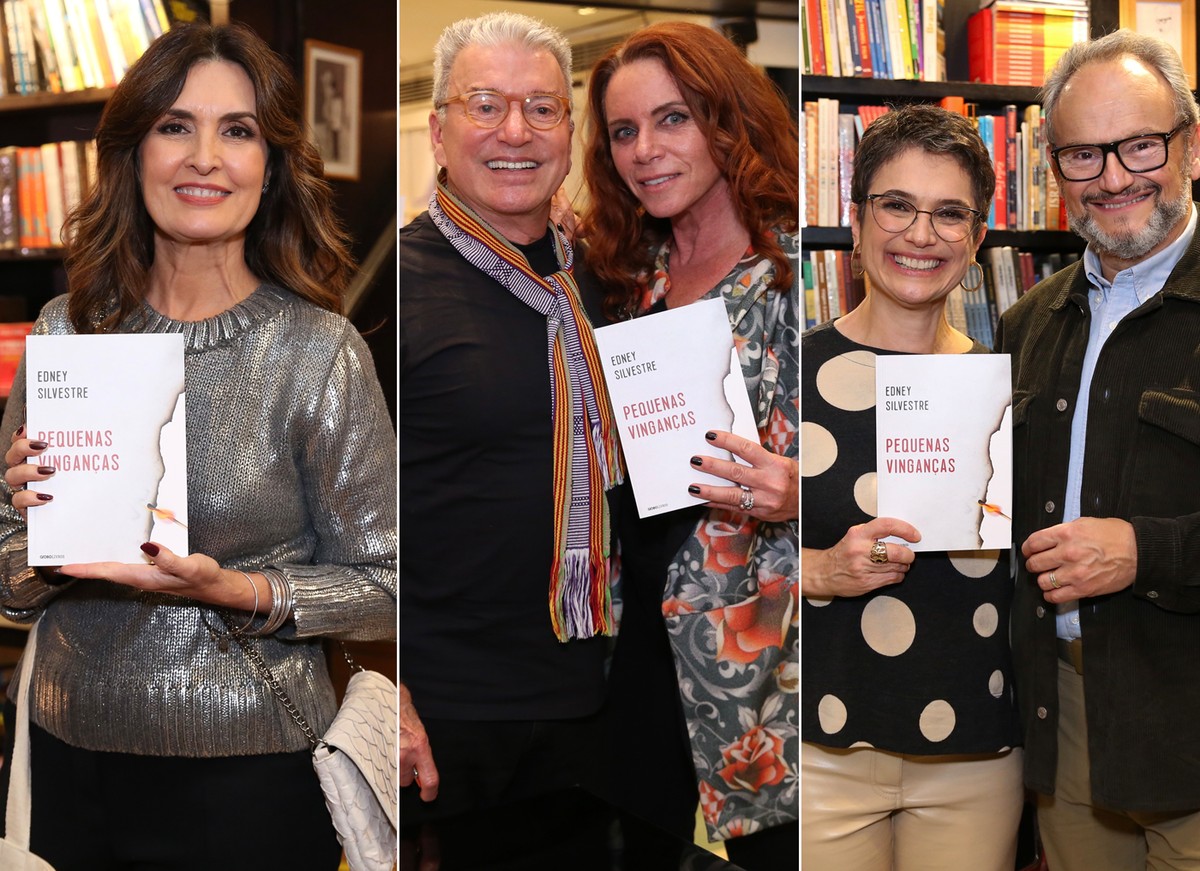 Fátima Bernardes e mais famosos vão a lançamento de livro de Edney ...