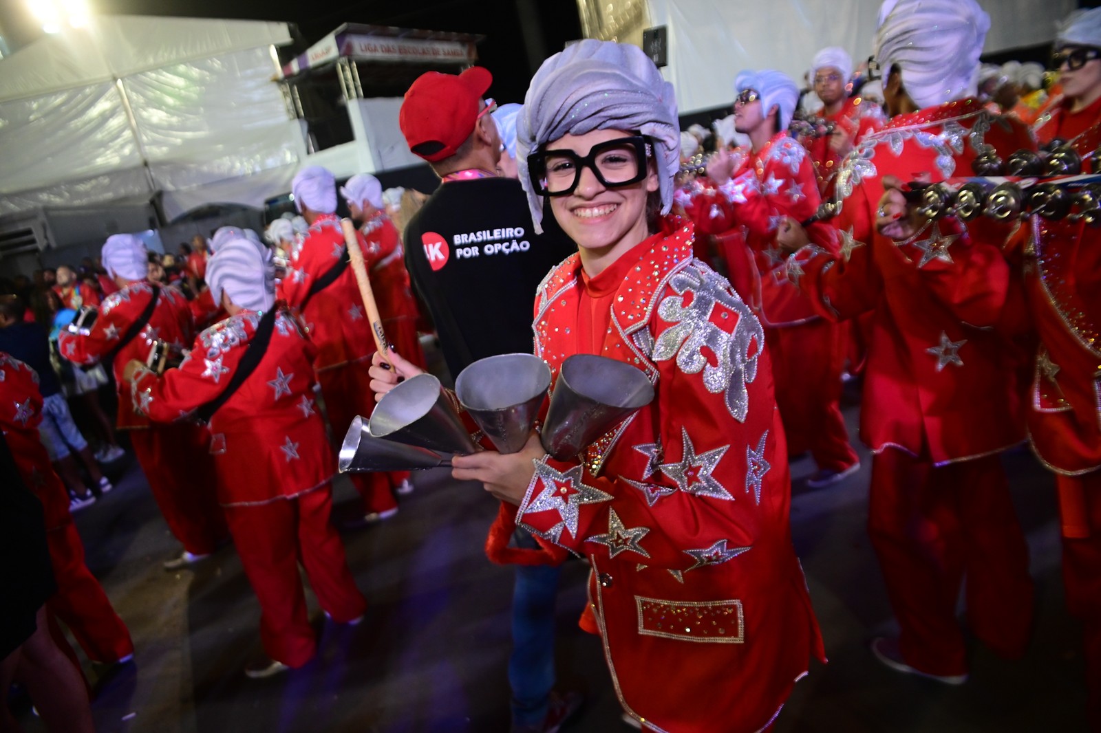 Madu Fraga é Exu em desfile da Vai-Vai: 'Tem que ter responsabilidade'