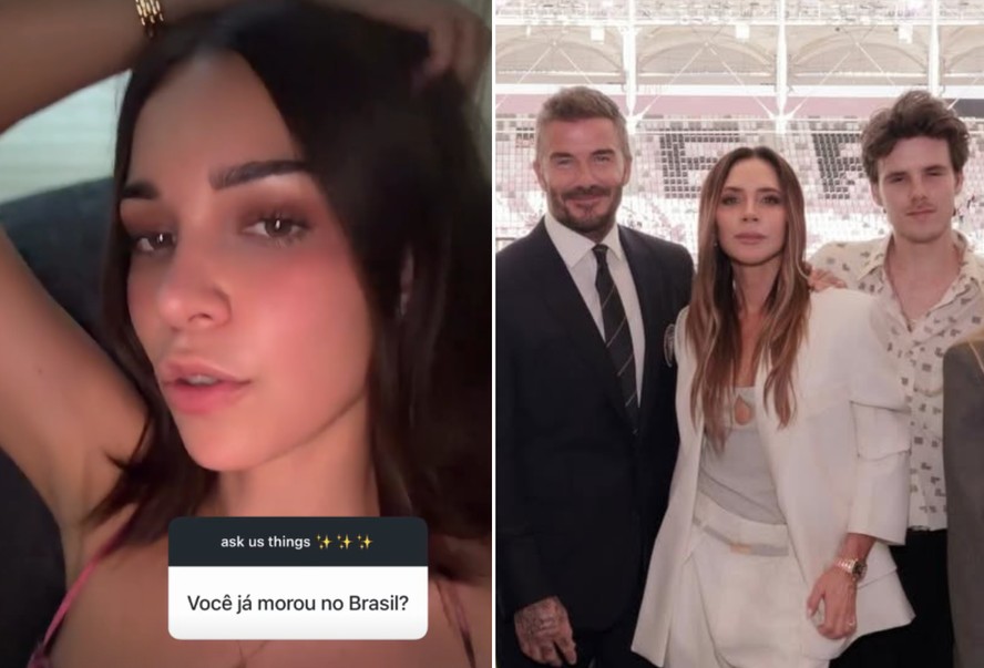 Nora brasileira de David Beckham surge falando português e relembra ...