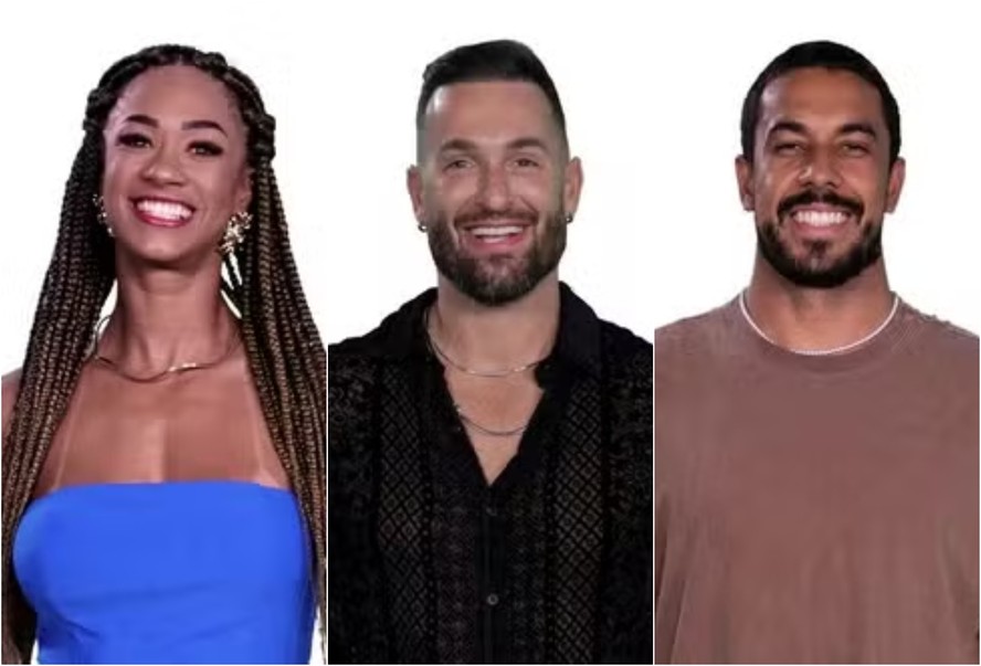 Quem vai sair do BBB 25: Aline, Diego Hypolito ou Maike? Vote na enquete