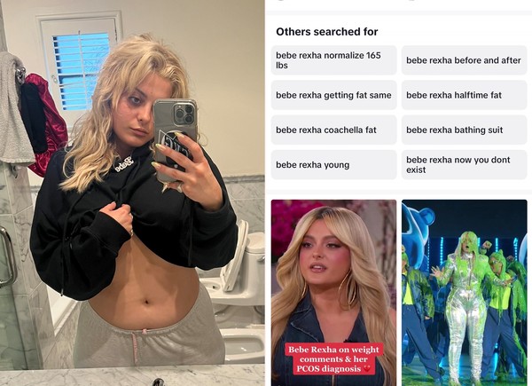 Cantora Bebe Rexha mostra barriga e responde críticas a seu corpo ...