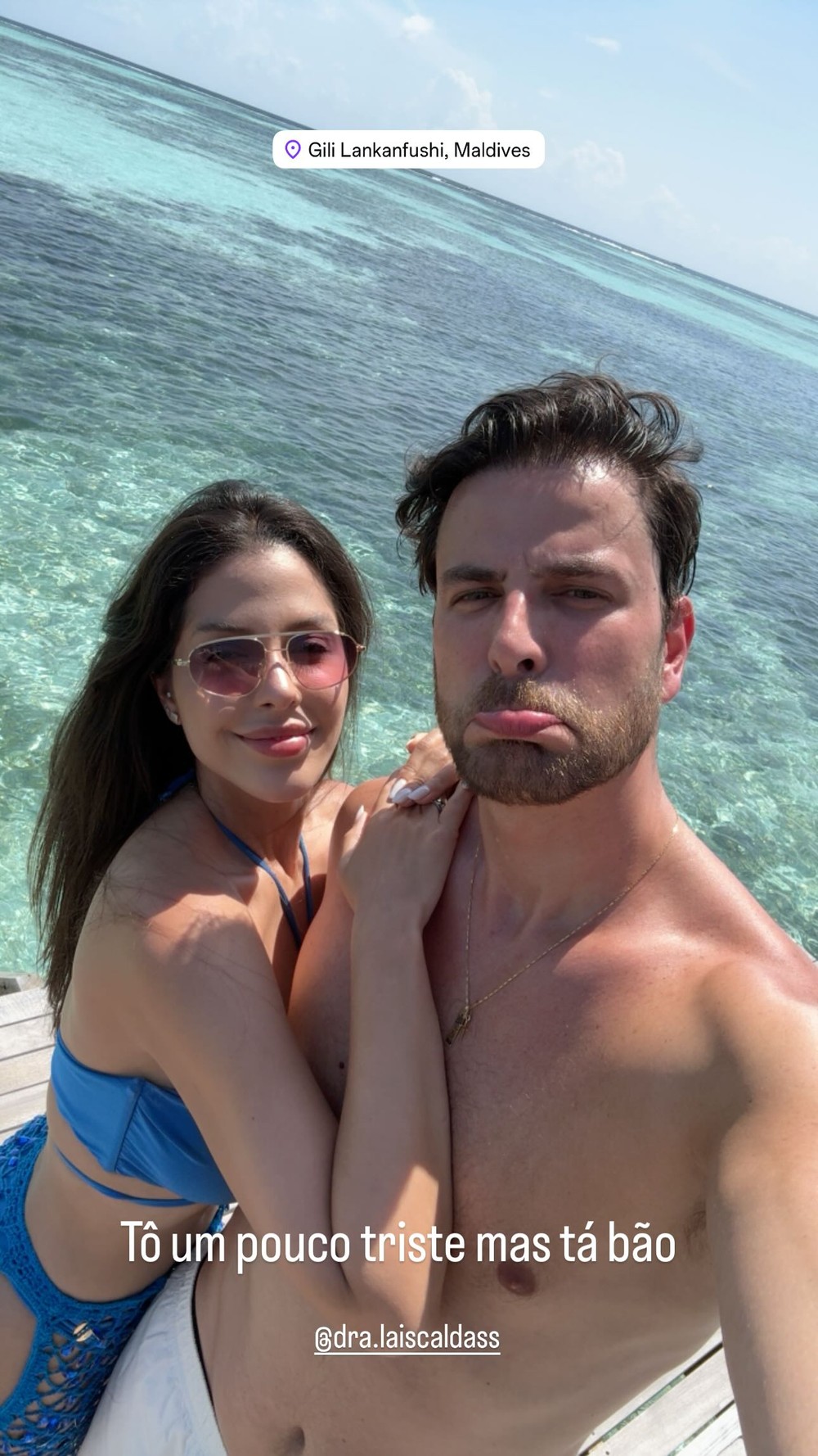 Gustavo Marsengo tem acidente com celular em lua de mel: 'Passaram uns tubarõezinhos...'; assista