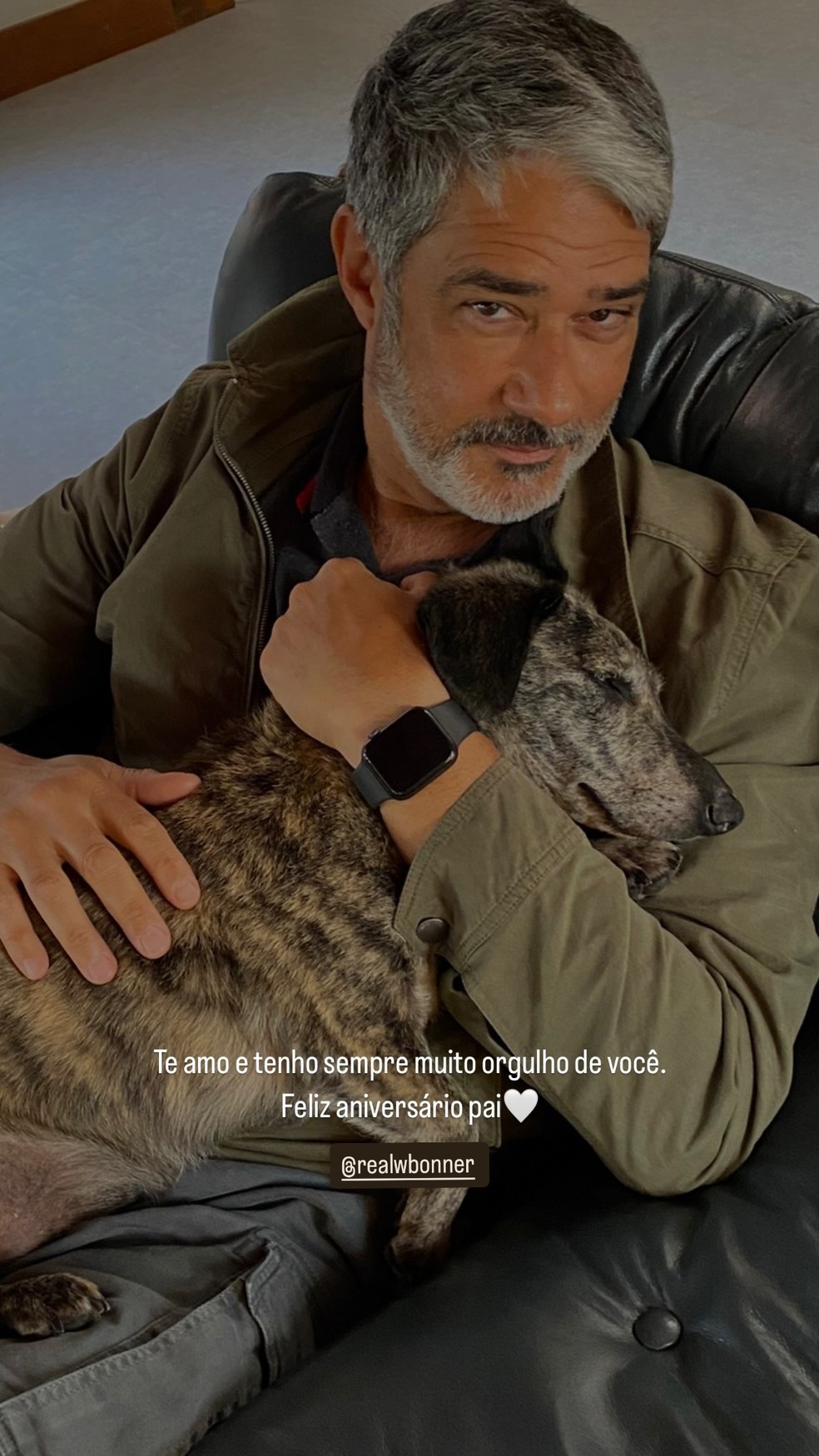 William Bonner completa 61 anos e recebe homenagem especial da filha e ...