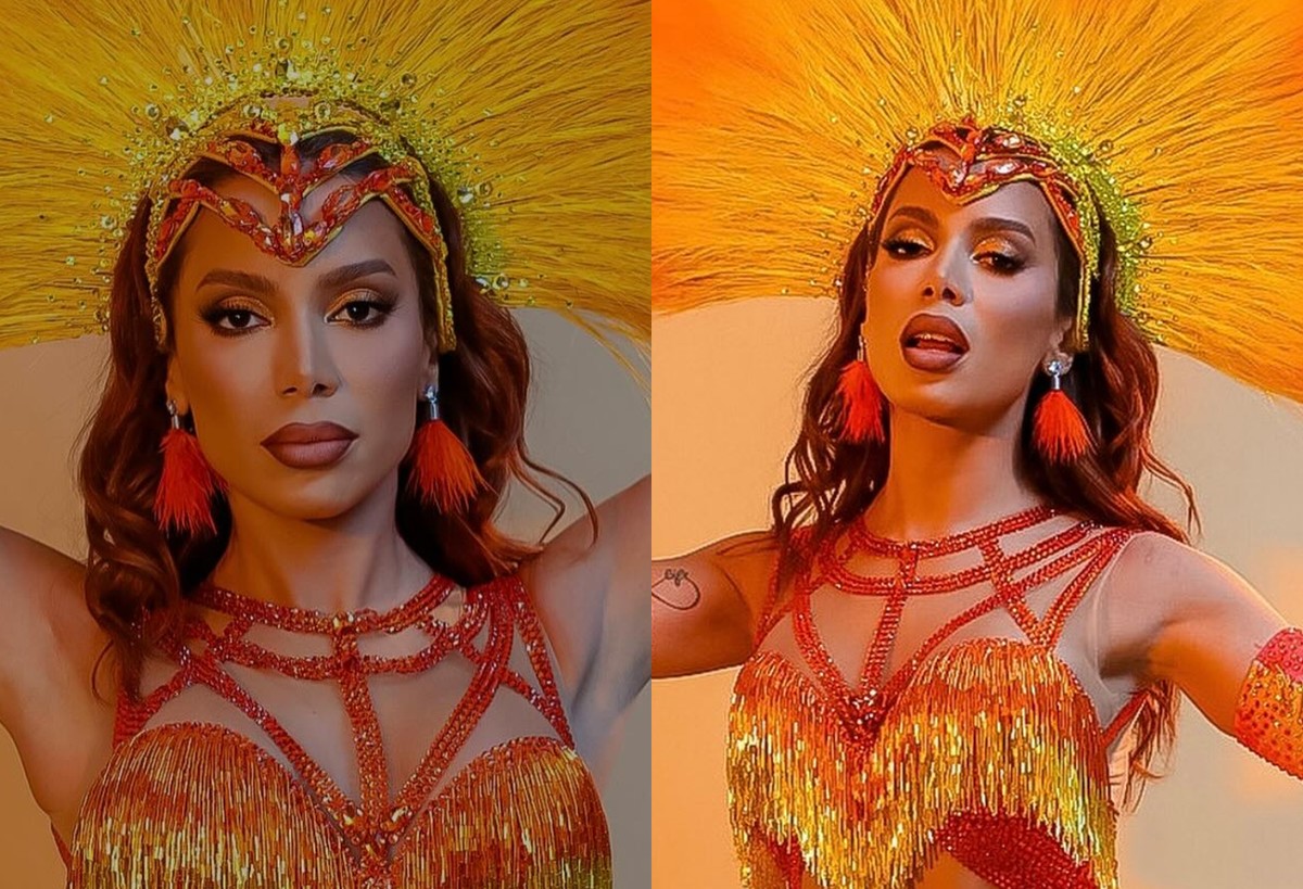 Anitta mostra detalhes de look para usar em Carnaval fora de época