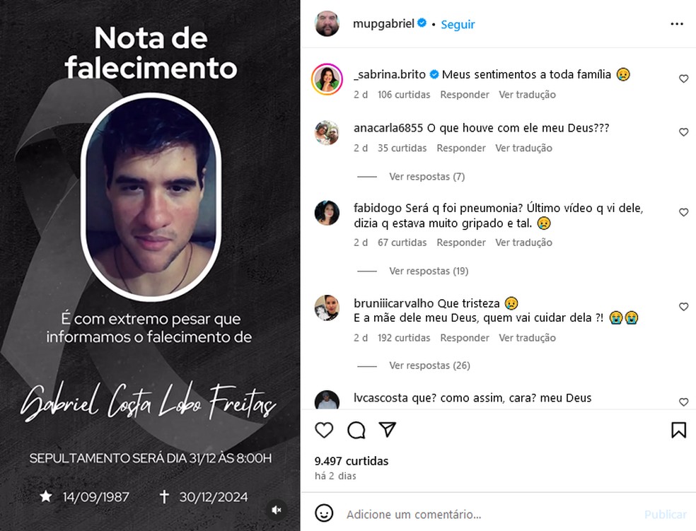 Quem era Gabriel Freitas, influencer de 37 anos que tentava sair dos 300 quilos