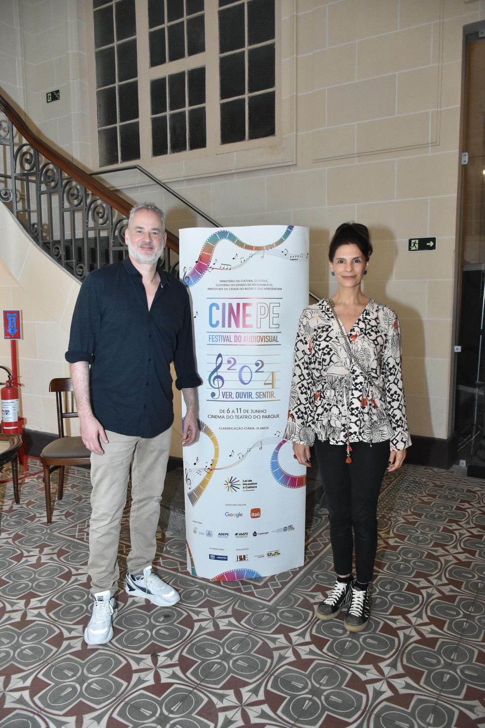 Helena Ranaldi e Dan Stulbach se reencontram no Cine PE