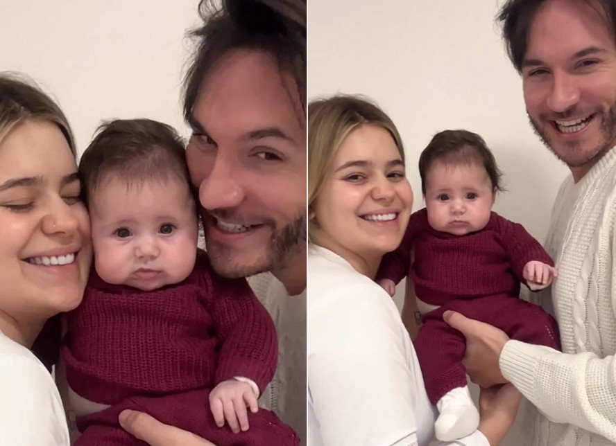 Eliezer e Viih Tube começam comemorações de 3 meses da fiha, Lua Di ...