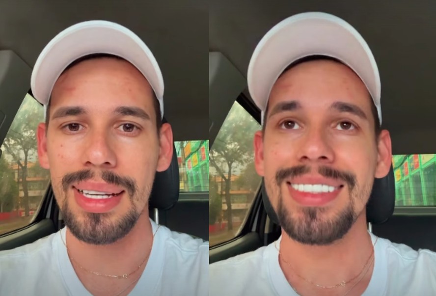 Lucas Borbas convida seguidores para oração no gramado do hospital em ...