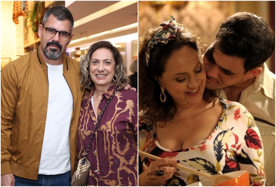 Juliano Cazarré e Eliane Giardini posam juntos 12 anos após 'Avenida ...