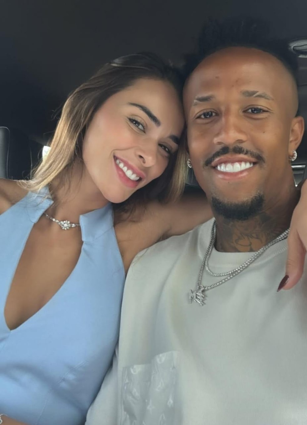 Tainá Castro e Éder Militão — Foto: Reprodução/Instagram