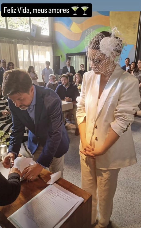 Michelle Loreto, do 'Bem Estar', se casa com diretor-geral do 'Encontro'