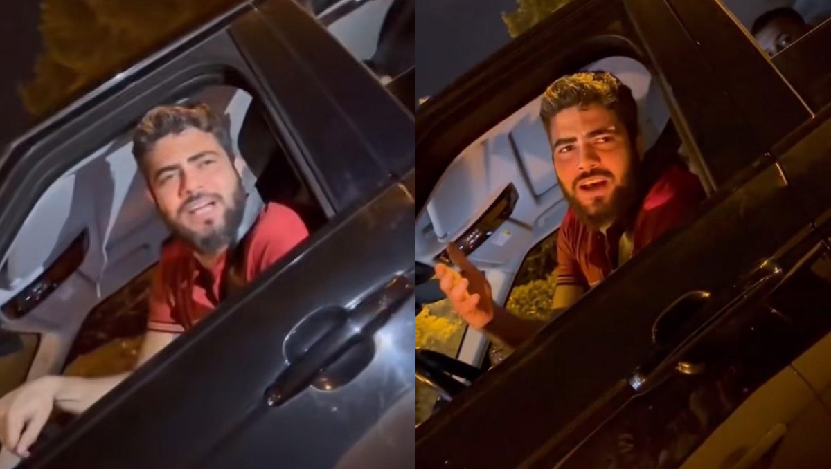 Henrique, da dupla com Juliano, canta com fãs parado no trânsito e ...