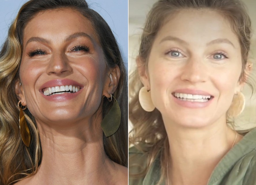 Gisele Bündchen ensina receita em vídeo e impressiona com rosto mais jovem; veja