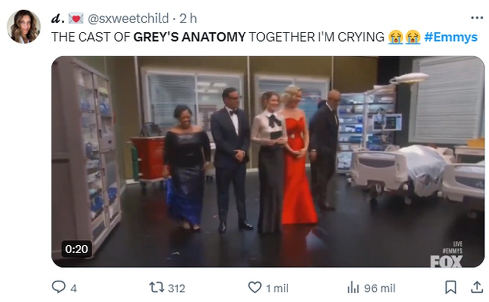 Atores de 'Grey's Anatomy' se reencontram no Emmy e fãs vibram: 'Série ...