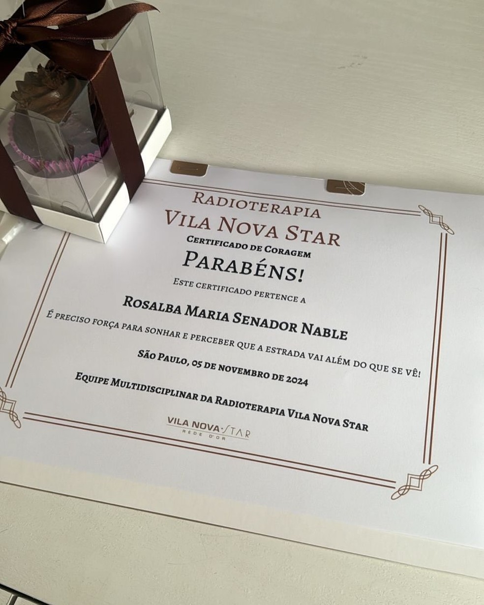 Mãe de Isis Valverde, Rosalba Nable ganha certificado pelo fim da ...