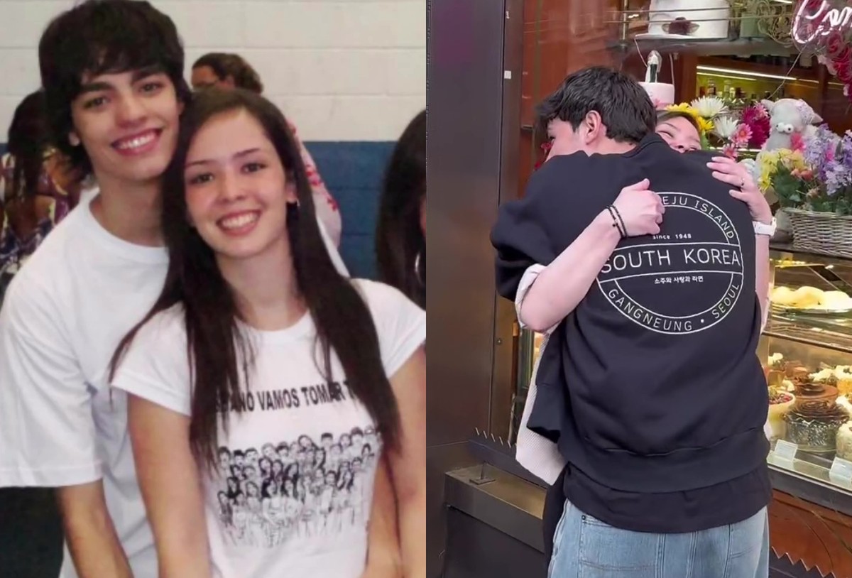 Noivo de Lucas Rangel, Bley reencontra ex-namorada em Londres e ...