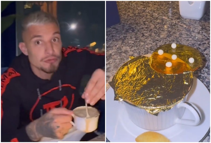 MC Gui prova café com ouro em Dubai e fica chocado com o sabor: 'O pai ...