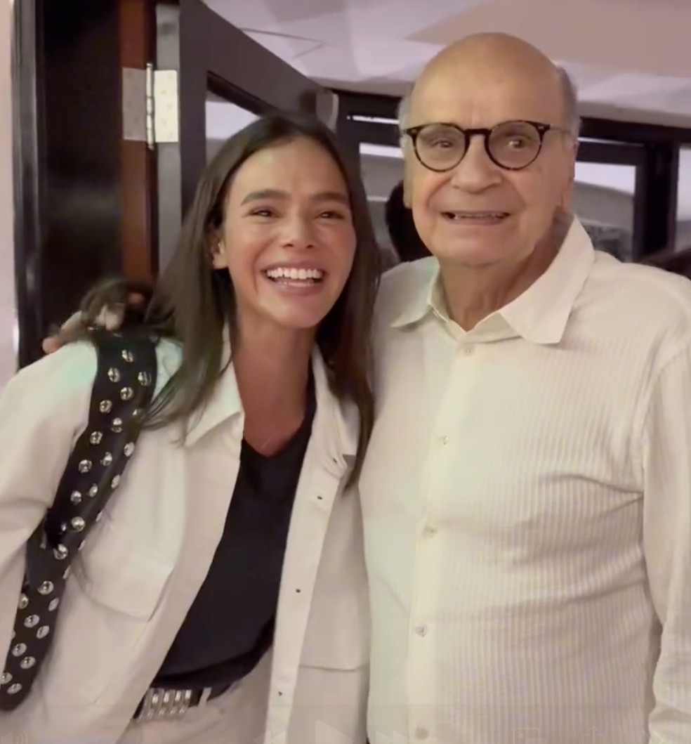 Gente como a gente: Bruna Marquezine se emociona ao conhecer Drauzio ...