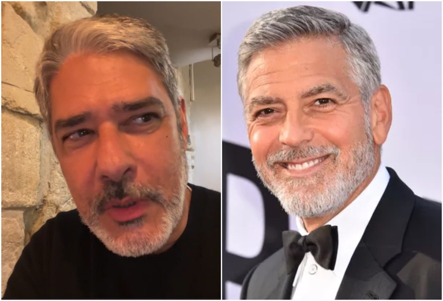 De férias, William Bonner encontra George Clooney em bar: 'Fiz o que ...