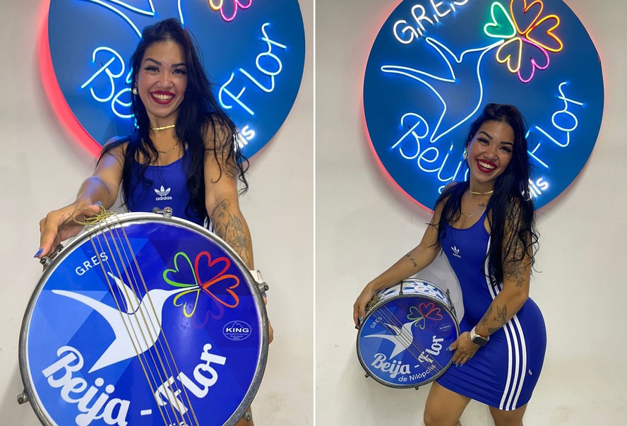Ritmista da Beija-Flor chama atenção por beleza: 'Nunca sonhei em ser ...