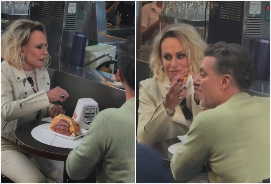 Ana Maria Braga e Luciano Huck