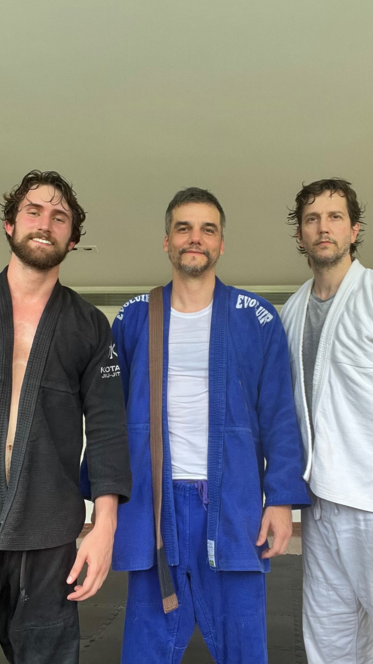 Wagner Moura e Vladimir Brichta, amigos de décadas, treinam jiu-jítsu ...