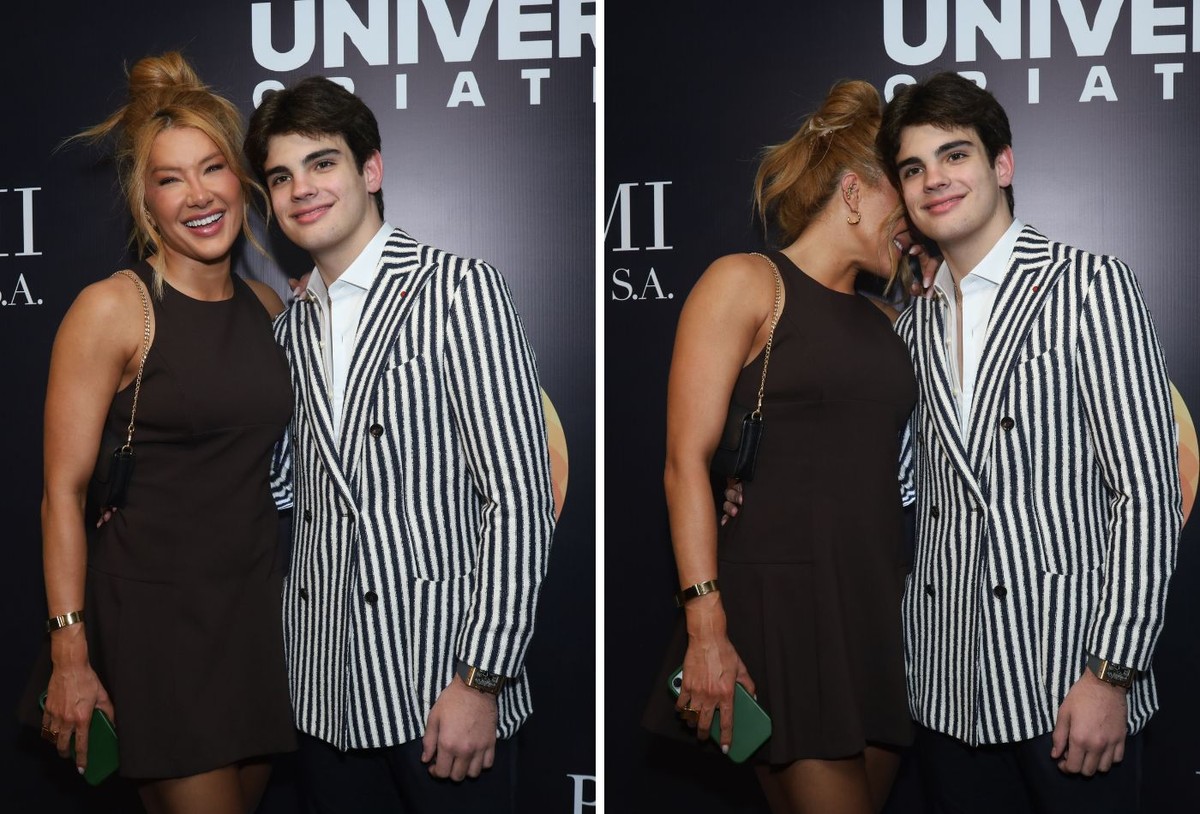 Rodrigo Silva, filho caçula de Faustão, aparece com ex-bailarina do pai ...