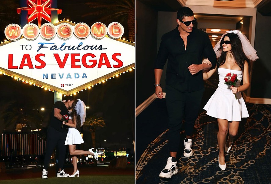 Franciny Ehlke se casa com noivo bilionário em Las Vegas