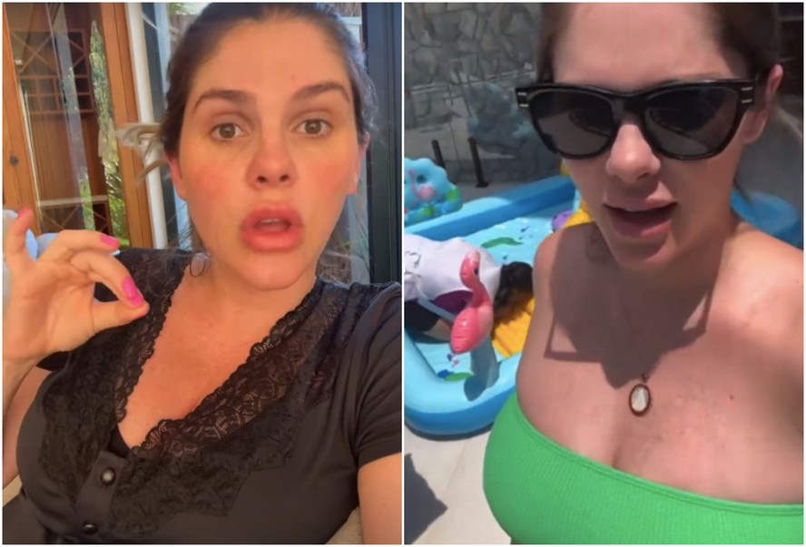 Bárbara Evans volta a se pronunciar após ser criticada por fazer funcionária inflar piscina com ...