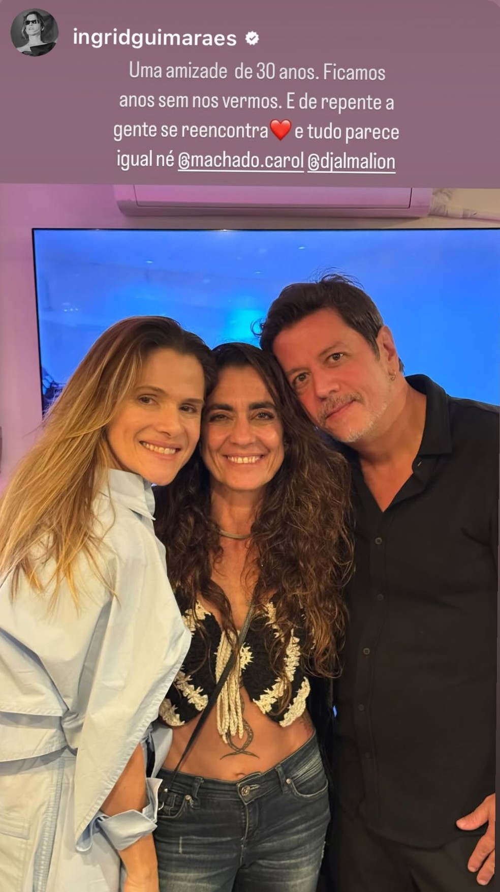 Fora das novelas há 20 anos, Carol Machado reencontra Gabriela Duarte e ...