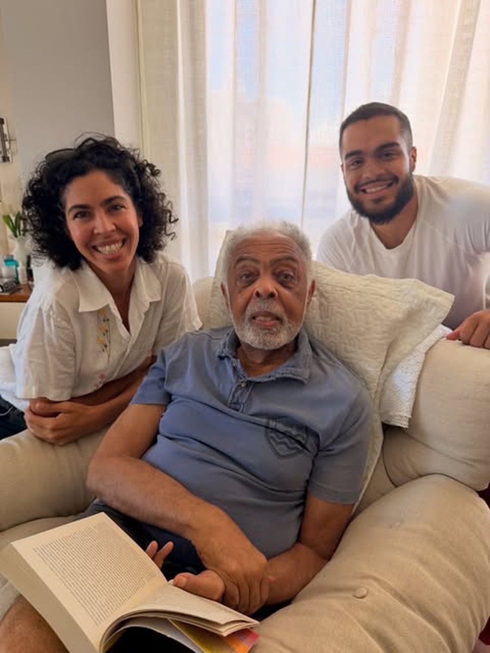Gilberto Gil posa com filho de Preta Gil e Caetano Veloso: 'Momentos na ...