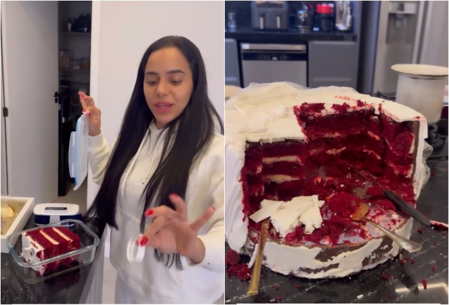 Mariely Santos guarda bolo de casamento para comer daqui 1 ano: 'Espero ...