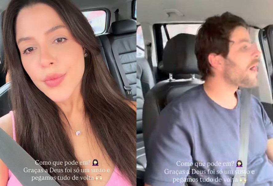 Laís Caldas e Gustavo Marsengo relatam susto após furto de correntinha ...